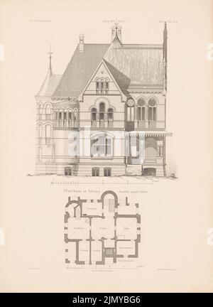 Otzen Johannes (1839-1911), rectory, Hamburg-Altona. (From ...