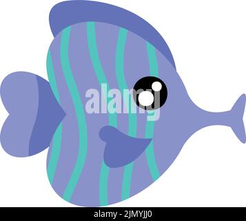 lilac fish sealife Stock Vector Image & Art - Alamy