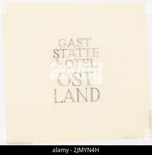 Böhmer Franz (1907-1943), Park Hotel in Posen (1940-1940): Restaurant ...