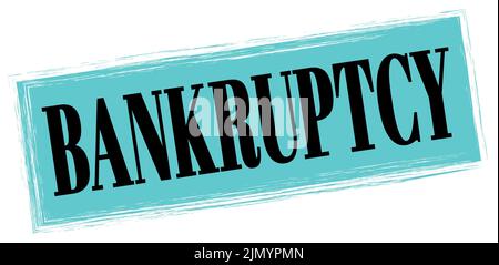 BANKRUPTCY text written word on red round stamp sign Stock Photo - Alamy