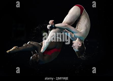 England's Benjamin Cutmore and Desharne Bent-Ashmeil during the Mixed ...
