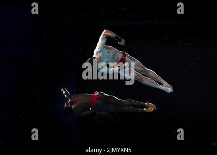 England's Benjamin Cutmore and Desharne Bent-Ashmeil during the Mixed ...