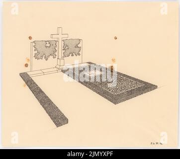 Böhmer Franz (1907-1943), grave monument Pochhammer Potsdam (09.08.1932 ...