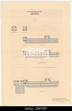 Böhmer Franz (1907-1943), weekend hotel and lido (January 31, 1933 ...