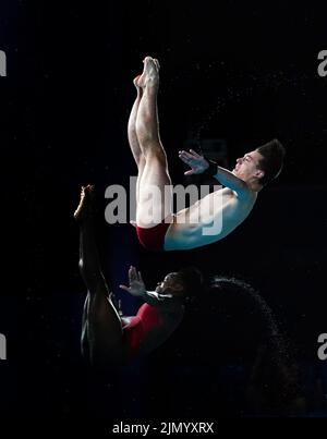 England's Benjamin Cutmore and Desharne Bent-Ashmeil during the Mixed ...