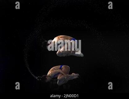 Scotland's Danny Mabbott and Clara Kerr during the Mixed Synchronised ...