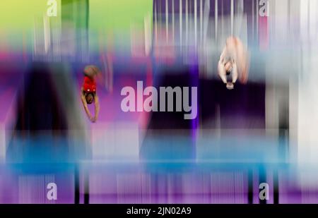 England’s Desharne Bent-Ashmeil in action during the Women’s 3m ...