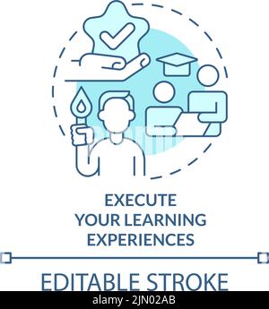 Execute learning experiences concept icon Stock Vector Image & Art - Alamy