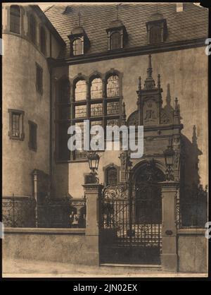 Grisebach Hans (1848-1904), Landhaus, Halle/Saale (1913): View of the ...