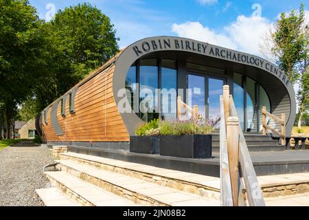 Robin Birley archeology centre building at vindolanda historic roman ...