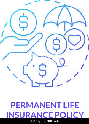 Permanent life insurance icon Stock Vector Image & Art - Alamy
