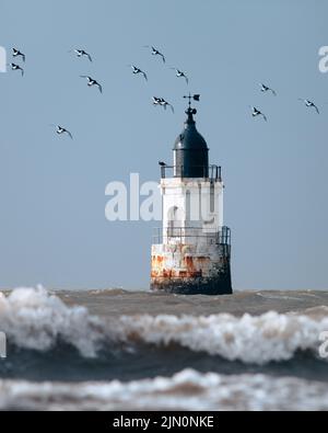 Rough Sea - Morecambe, Lancashire Stock Photo - Alamy
