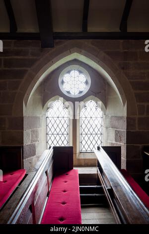 The 10th century Viking hogback stone in the Parish Church of St. Peter ...