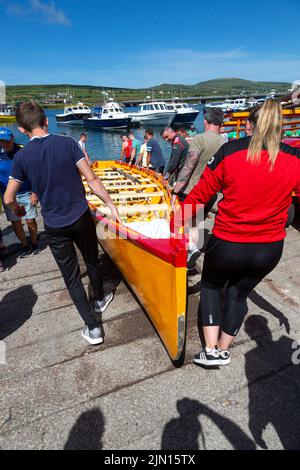 Seine Boat, traditional long fishing boat from County Kerry, at ...