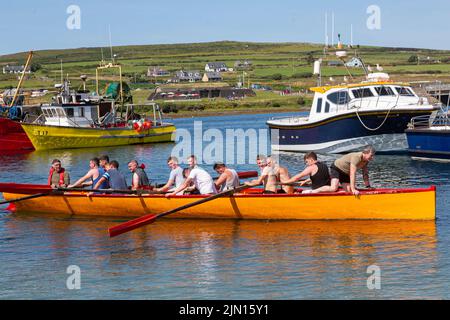 Seine Boat, traditional long fishing boat from County Kerry, at ...
