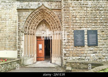 The Jesuit church of the Immaculate Conception at Farm street, Mayfair ...