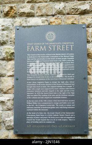 Farm Street Church, Jesuit Church of Immaculate Conception and Mount ...