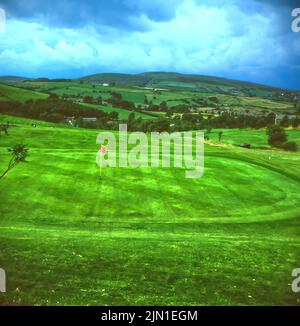 A view of Glossop golf course in the Peak District national park Stock ...