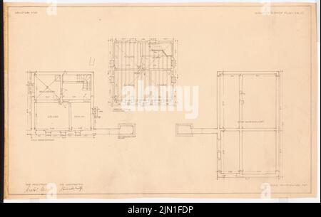 Strunck & Wentzler, main cemetery Dortmund (November 5, 1920): Floor ...