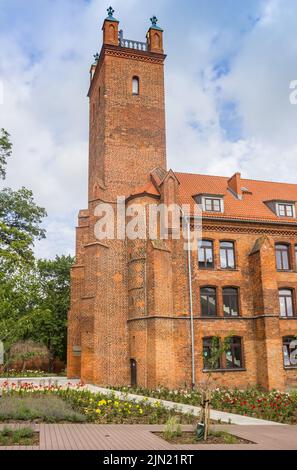 Church in town, Slupsk, Poland Stock Photo - Alamy
