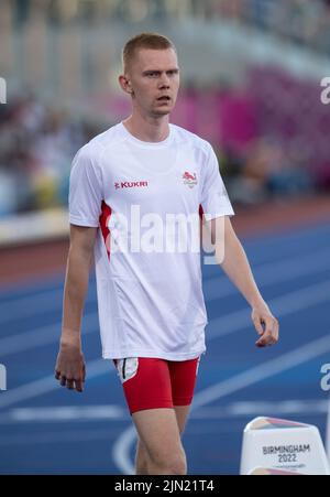 Ben Pattison competing in the men’s 800m B race at the Birmingham ...