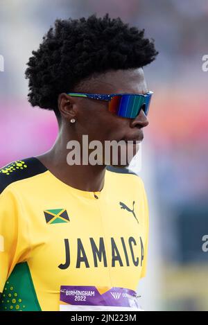 Navasky Anderson of Jamaica competing in the men’s 800m final at the ...