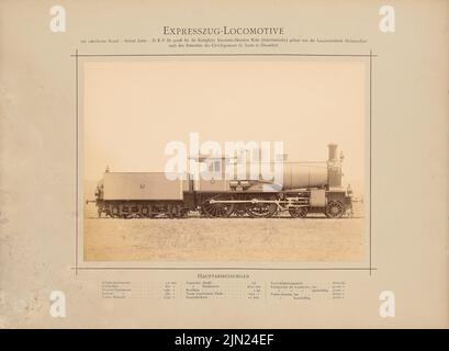 Lentz G., Express Zuglokomotive for the Royal Railway Directorate ...