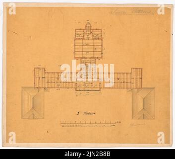 Knoblauch Gustav (1833-1916), teacher seminar, Wunstorf: 2nd design ...