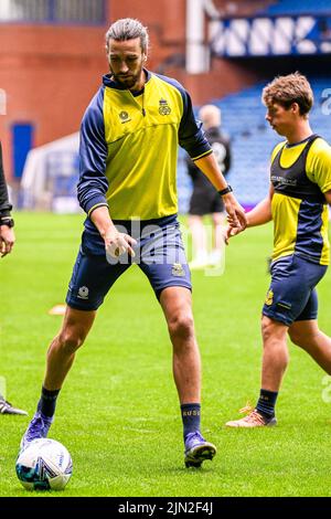 Union's Christian Burgess pictured in action during a training session ...
