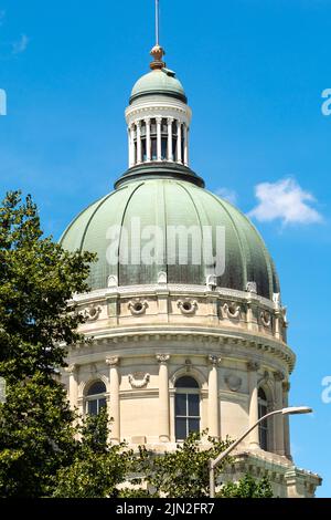 Indiana Statehouse Capitol Building Dome on a Sunny Day with the ...