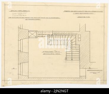 Erxleben Castle. Conversion I: floor plan of the upper hall with the ...