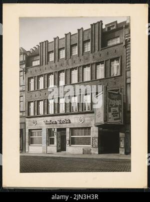 PERSPECTIVE VIEW OF NORTHEAST SIDE ELEVATION, LOOKING WEST - Gambrill ...