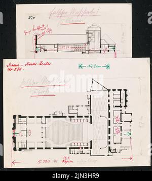 Hoftheater (also Friedrich Theater), Dessau: floor plan and ...