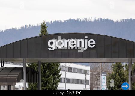 Slovenia, Velenje - March 30 2022: Gorenje production facility of home ...