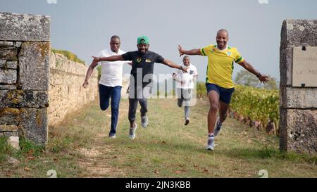 BLIND AMBITION, from left: Joseph T. Dhafana, Pardon Taguzu, 2021 ...