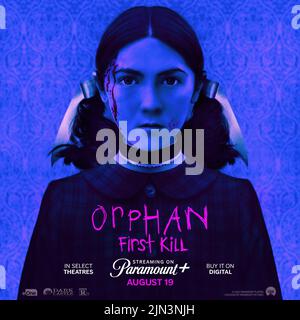 ORPHAN: FIRST KILL, US poster, 2022. © Paramount Players / courtesy ...