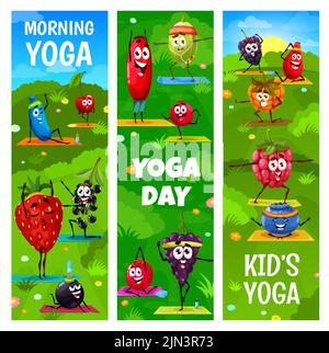 Yoga squat pose cartoon character illustration Stock Vector Image & Art ...
