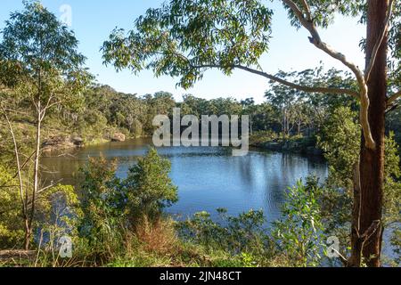 View of Lake Parramatta from the Arrunga Bardo Walk part of the Lake ...