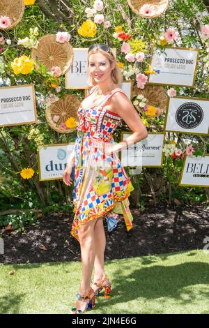 Nicole Zheng attends Bella Magazine's Annual Hamptons Cover Party ...