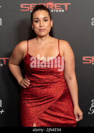 Gina Naomi Baez attends premiere of Universal Pictures Renfield at MoMA ...