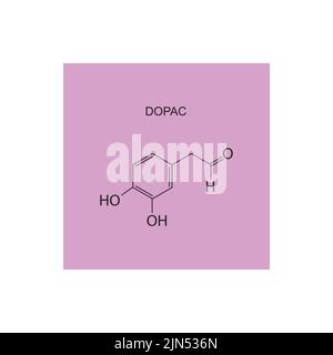 L-DOPA chemical structure on purple background Stock Vector Image & Art ...