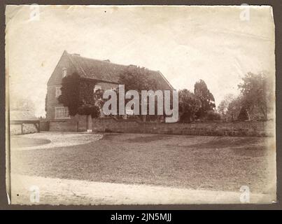 Elmswell Old Hall, Driffield. Two thin paper prints owned by Gillian ...