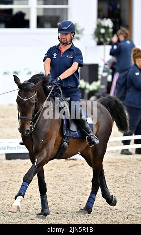 Herning, Denmark. 09th Aug, 2022. Equestrian sport: world championship ...