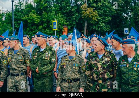 Kazan, Russia. 2022, August 02. Day of the Russian Airborne Forces (VDV ...