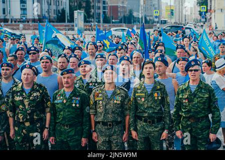 Kazan, Russia. 2022, August 02. Day of the Russian Airborne Forces (VDV ...