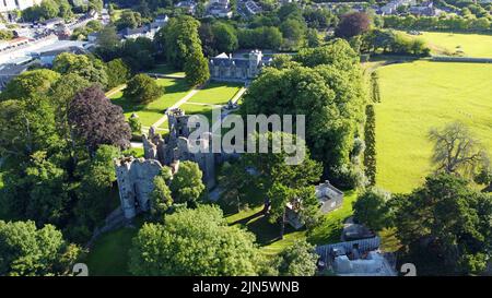 An Aerial view of Mallow Castle, Mallow, County Cork, July 2022 Stock ...