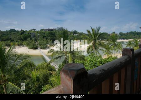 top view of sentosa sea sand beach Stock Photo - Alamy