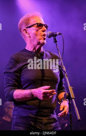 John Jones performing with the Oysterband at music festival in cornwall ...