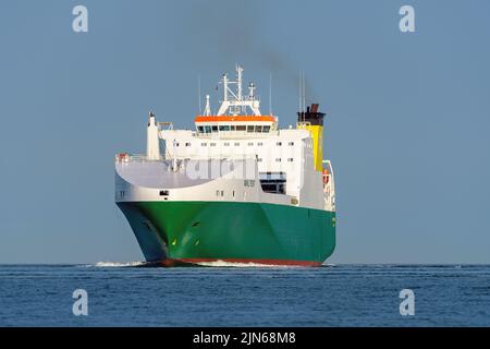 Anvil Point, one of four RO-RO sealift vessels operated by Foreland ...