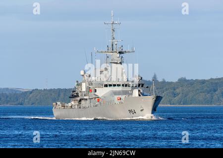 The Ocean Patrol Vessel LE George Bernard Shaw (P64) is operated by the ...
